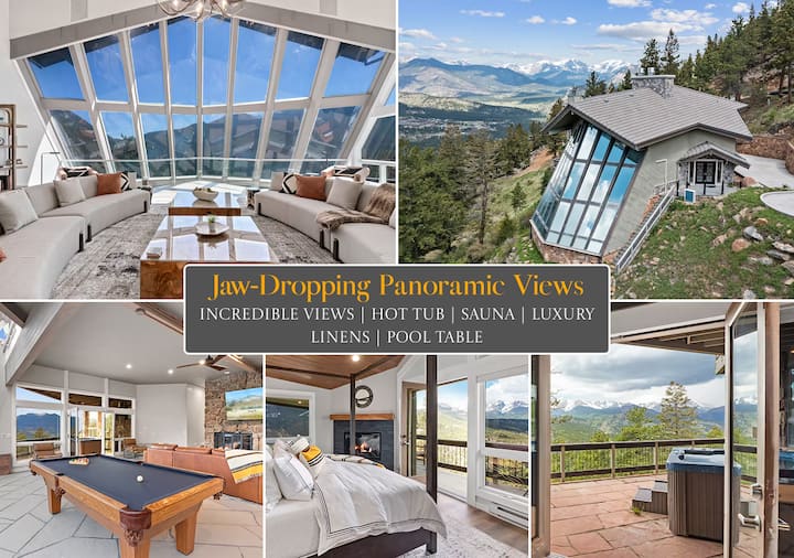 Lux Colorado Retreat | Epic Views | Hottub | Sauna - Estes Park, CO