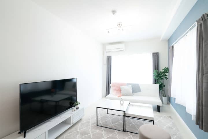 <Ln16>【lux】12名可!三宮中心地、便利さ抜群、快適luxテイストマンション - Kōbe