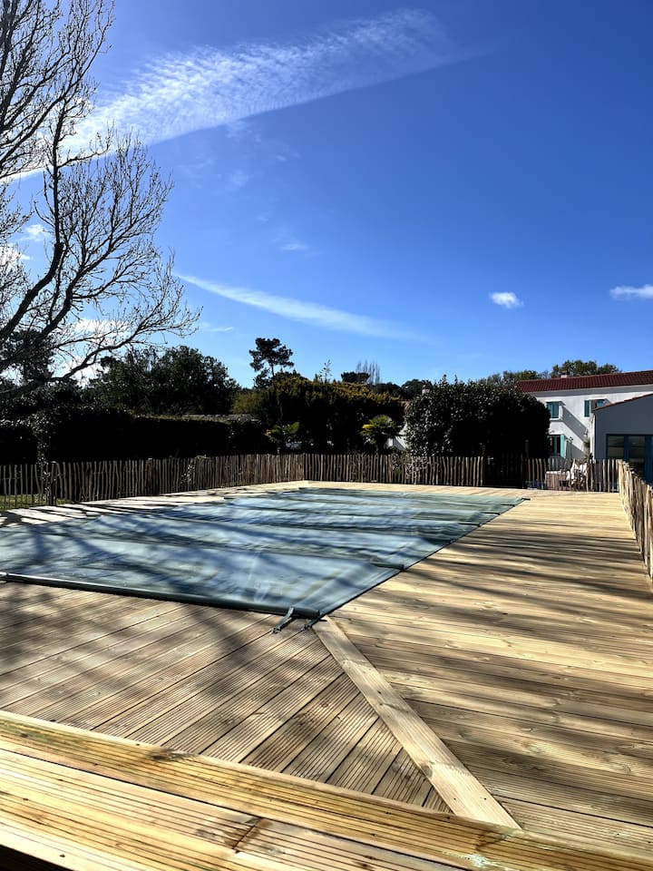 Iø Grde Propriété Oléron 8 Chambres Piscine & Mer - Île d'Oléron