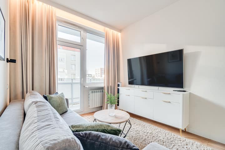 Bright Day Apartment 6os 24h Self Check-in - Wrocław