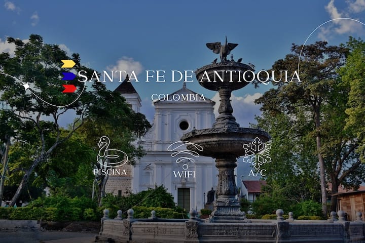 Apt+wifi+ac+kitchen+pool+tv@santafedeantioquia - Santa Fé de Antioquia