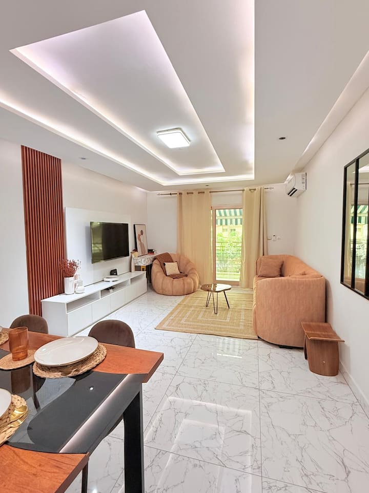 Magnifique Appartement Haut Standing Clim 4pers - Côte d'Ivoire