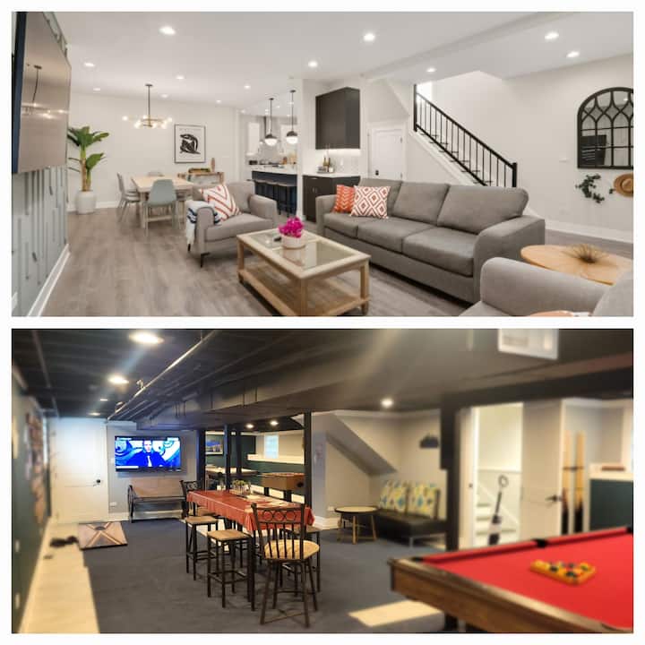 Parking 4+/3tvs/sleeps13/lrge Game Room/5br/3ba - Chicago, IL