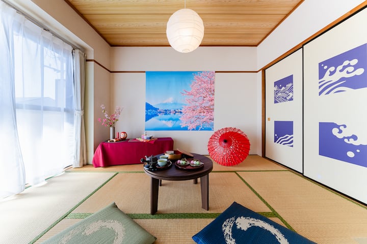 【ウィンターセール】雪まつり/浅草・成田直通/ディズニー車30分/駐車場無料/和風60㎡/p301 - 마쓰도시