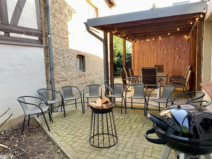 Chillma Cottage Feuerschale Kamin Outdoorwhirlpool - Salzhemmendorf