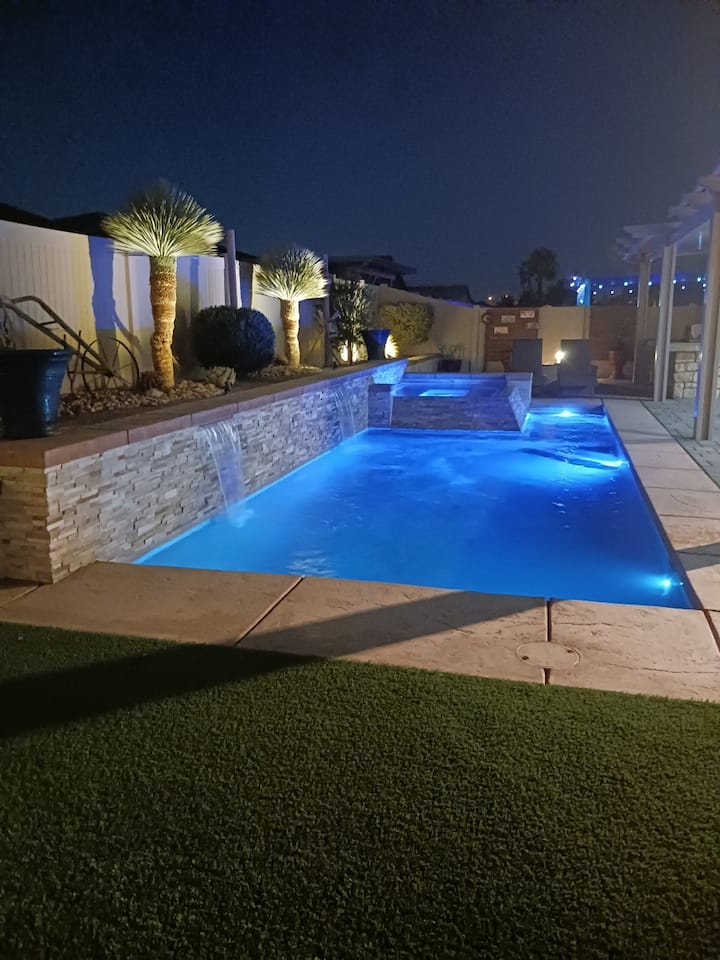 Los Guajes - Pool & Spa, Bbq, Firepit, Games! - Indio, CA