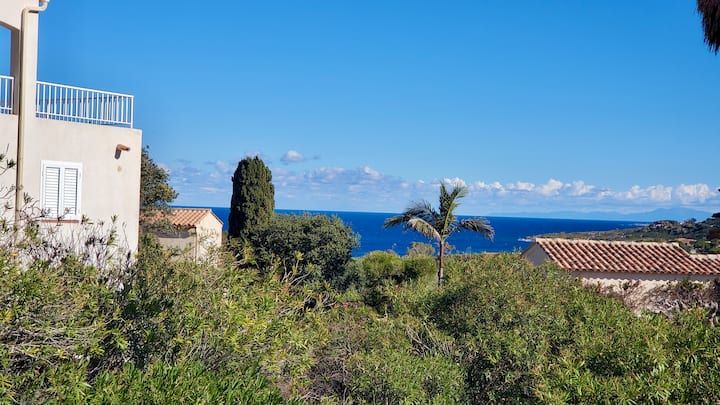 Villa A Murza, Climatisée, Vue Mer - Calvi