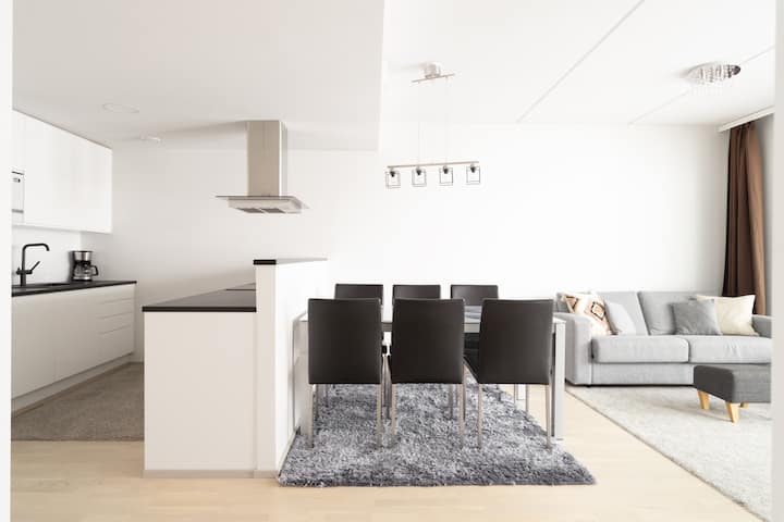 Modern & Top 2br Apartment : Metro, 15min Helsinki - Espoo
