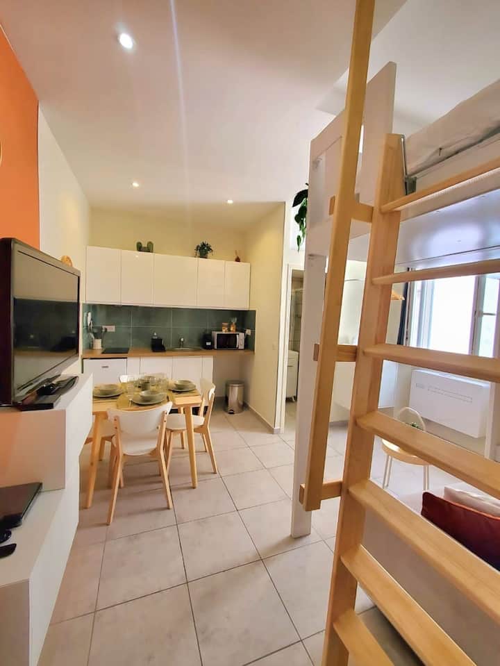 Monaco à 50m. Studio Neuf, Clim&wifi - Montecarlo