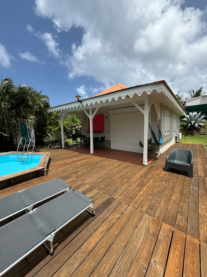 Villa Bougainvillier - Piscine - Jardin Créole - Martinique