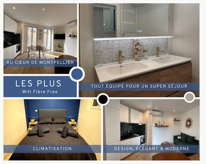 F2 Clim Hyper Centre Montpellier Ecusson – 2 Pers - ibis Montpellier Centre Comedie