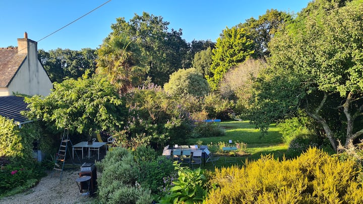 Magnifique Maison Jardin Entre Rivière Et Océan ! - Guidel