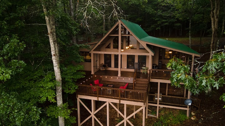 Grand View - Paved Entry/pet Friendly/new Decor - Suches, GA