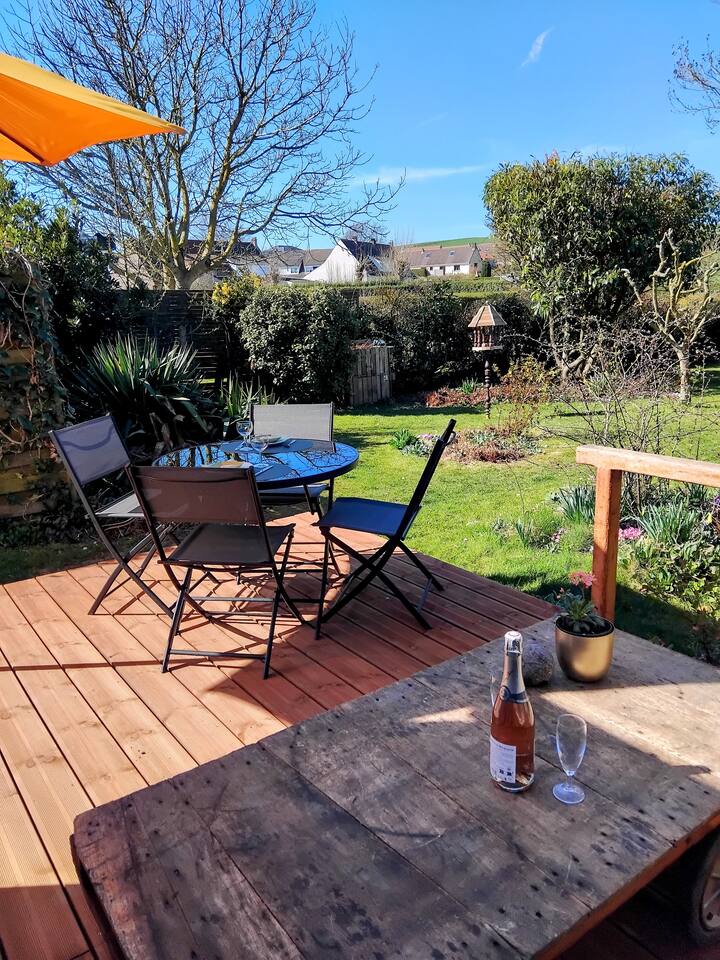 Retr'opale Avec Jardin Magnifique (Max 2 Pers) - Plage de Sangatte