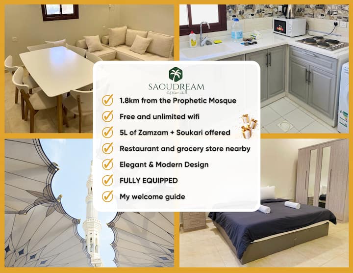 Le Chic - Proche Masjid An-nabawi - Wifi - Medina (Szaúd-Arábia)