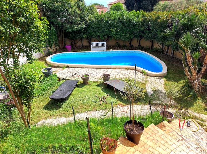 "Villa Lattara" Avec Piscine Et Jardin Privés - Lattes