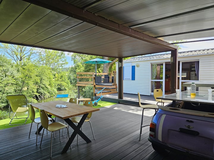 Mobilhome En Bord De Rivière - Graulhet