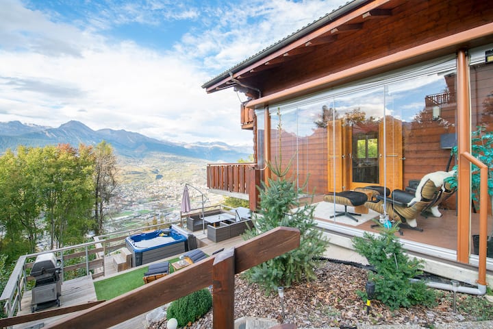 Grand Chalet Veysonnaz W/spa, Sleeps 8 - Canton of Valais