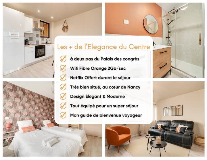 L'elégance Du Centre - Nancy Gare Congrès - 4 Pers - Nancy