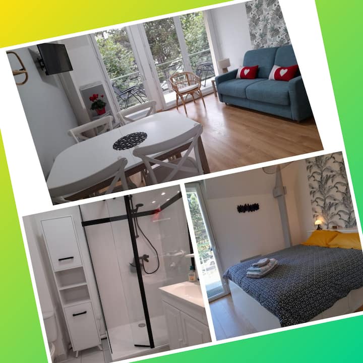 T2 3* 39 M² Local Vélo Balcon Parking Plage 400m - Plage de Cabourg