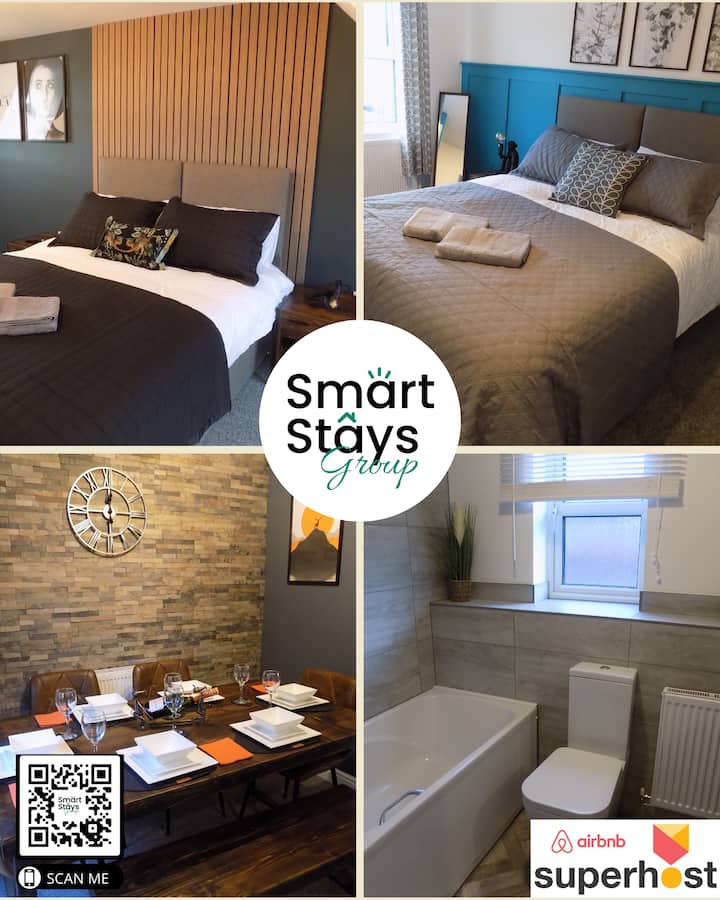 4 Bed Luxury Townhouse*parking - Lincoln