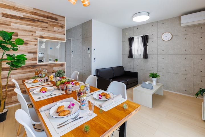 3min To Bluecave/pvt.villa/4ldk/13ppl/free Wifi&2p - Okinawa
