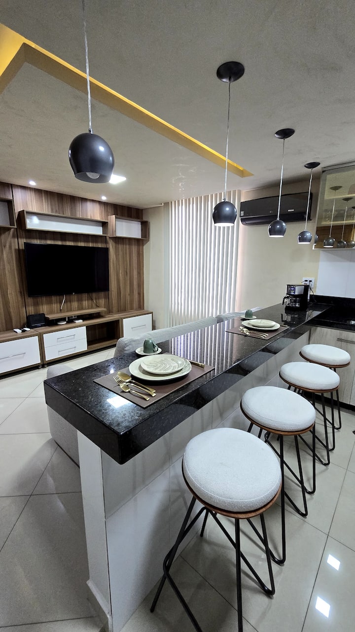 Loft 204 - De Luxo Com Alexa E Ar! - Belo Horizonte