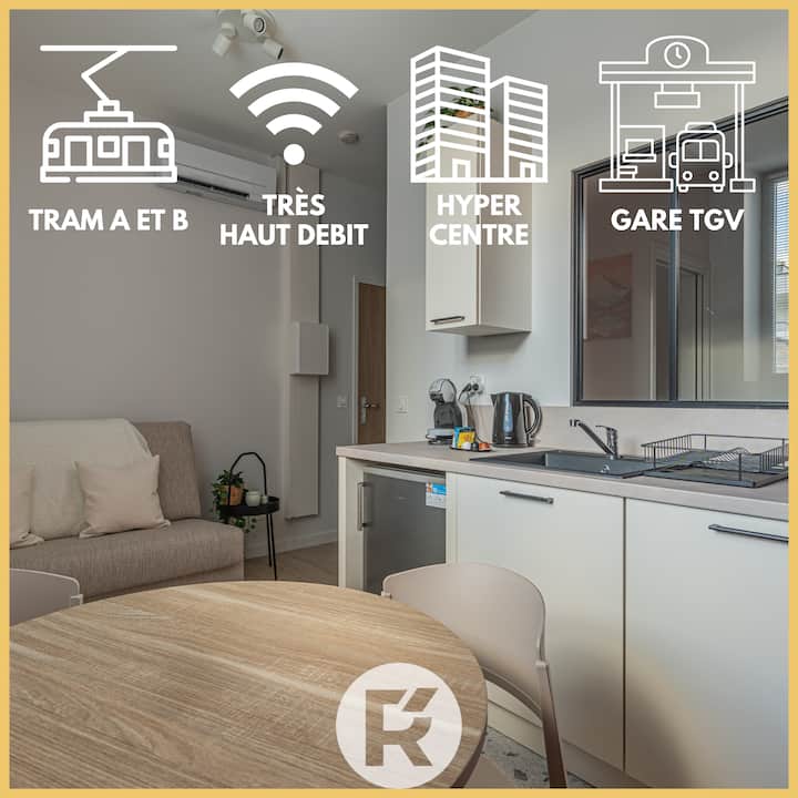 R'apparts T2 Le Palazzo - Appartement Vercors - Grenoble