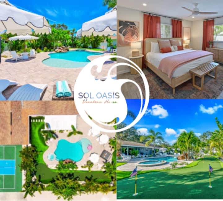 Pool, Putting Green, Pickleball, Tiki Bar, Hot Tub - Bradenton