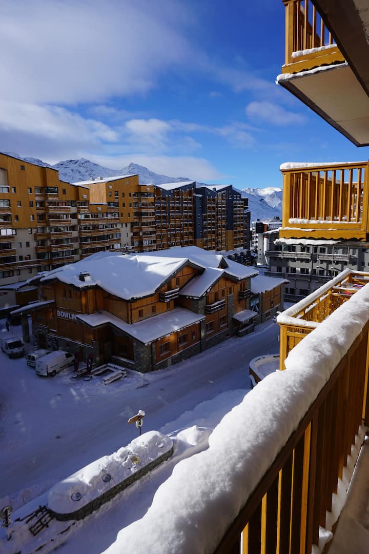 Studio Idéal Au Centre De La Station +Balcon So - Val Thorens