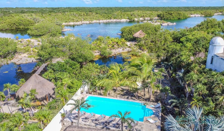 New To Airbnb! Family Home On Yalku Lagoon! Pool! - Akumal
