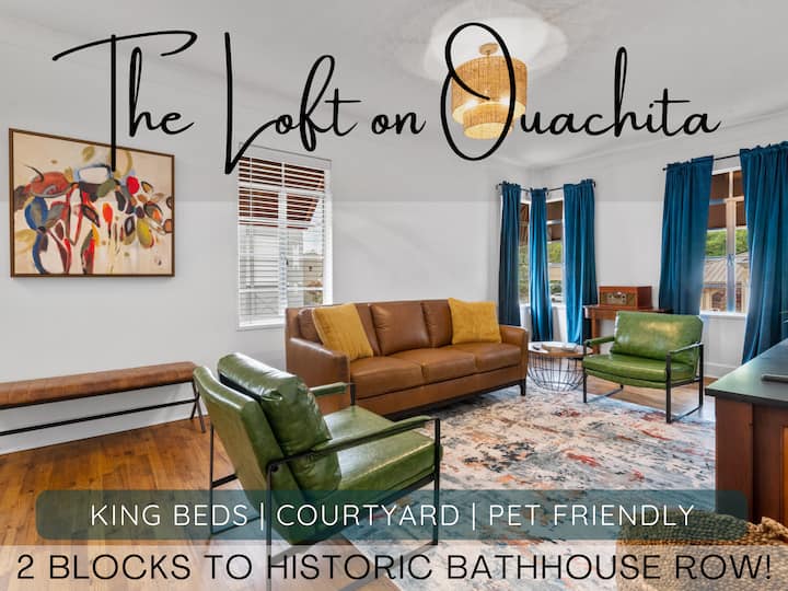 Historic Downtown Loft! Walk To Restaurants, Bars! - Hot Springs, AR