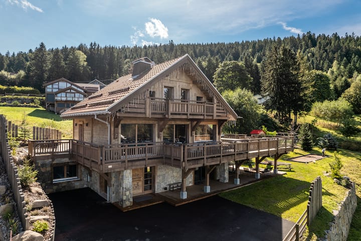 Le Refuge Des 3 Oursons - 14 Pers. - Spa De Nage + - La Bresse