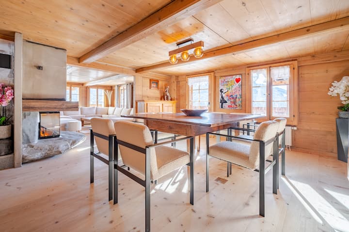 Lux Heidi Chalet With Panoramic Views Near Gstaad - Gstaad