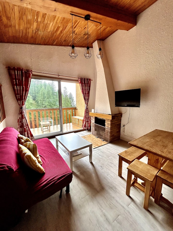 Belle Vue Terrasse Hiver La Foux D'allos 8pers - Alpes-de-Haute-Provence