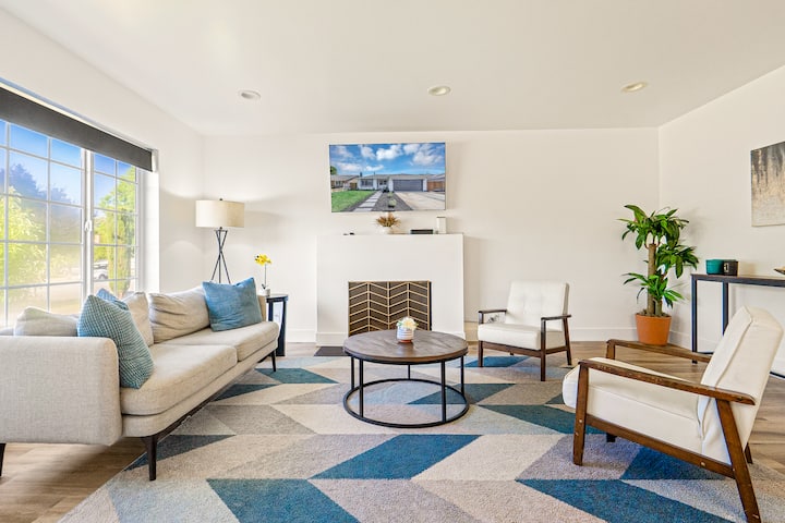 Modern 3bd/2ba: 2mi From S.row, V.fair, Pruneyard - San José, CA