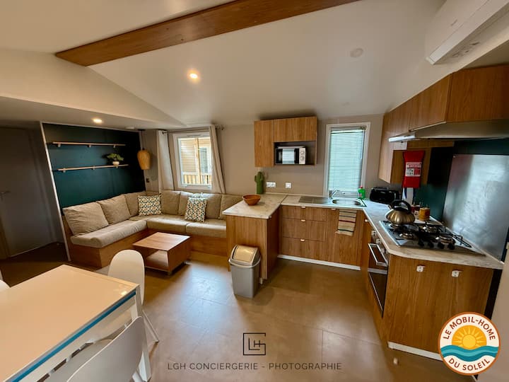 Le Mobil-home Du Soleil - 8 Personnes - Canet-en-Roussillon