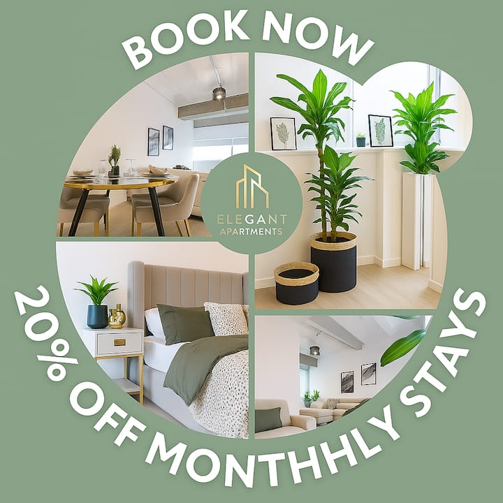 Elegant Central Apartment/1 - Milton Keynes