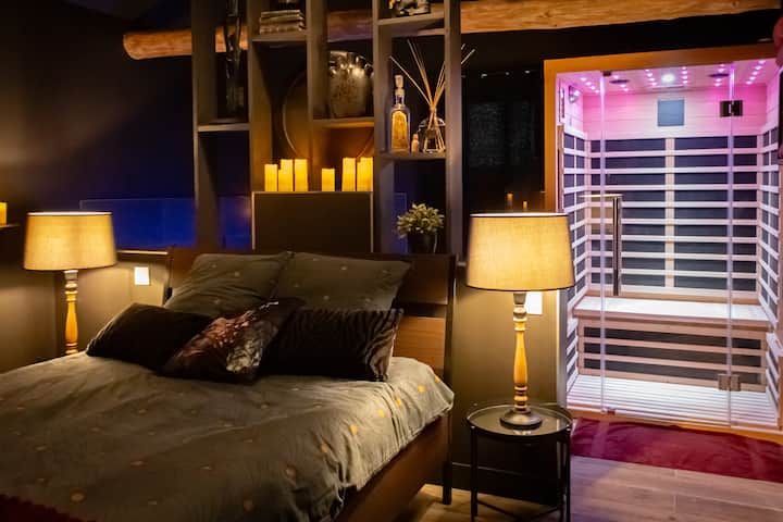 Black Room • Suite Love Avec Balnéo & Sauna - Poperinge