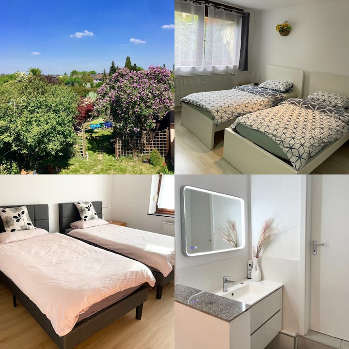 Near Messe  2-bedroom Duplex Apartment With Garden - Düsseldorf