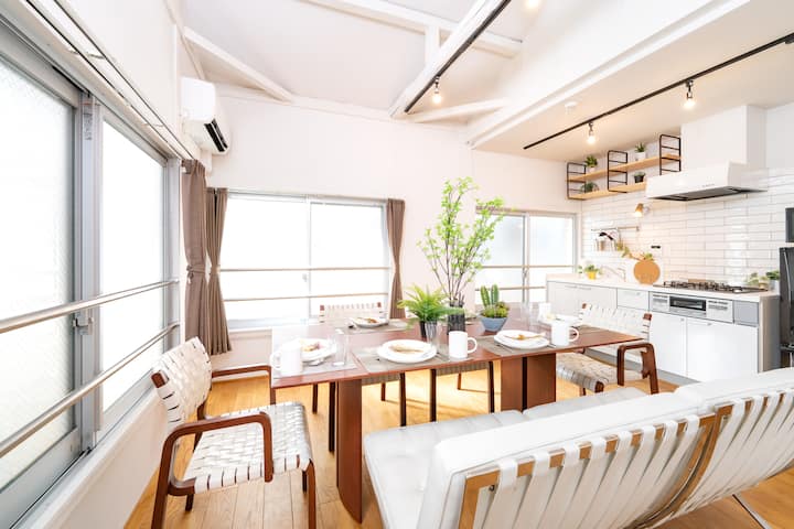 New Open/渋谷&新宿エリア/2ldkの60㎡/高速wi-fi【最寄駅から徒歩5分】 - Shinjuku City