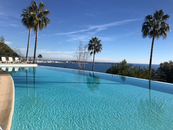 Appartement Cannes Vue Mer Avec Piscine - Vallauris