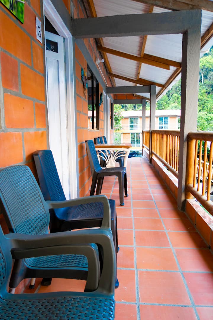 Habitación Para 2 Acceso Al Rio Wifi Baño Privado - San Rafael, Colombia