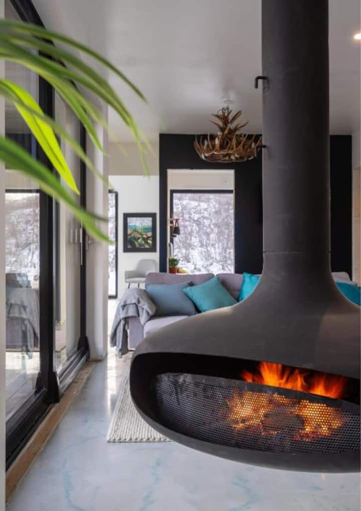 "Aurora View" Lapland & Sky View Bedroom, Jacuzzi - Lapland