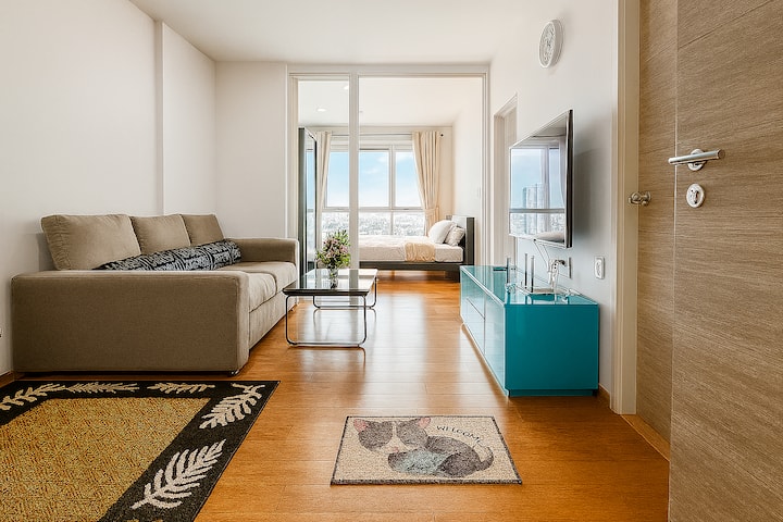 Spacious & Convenience! King+sofabed <100m To Bts - 