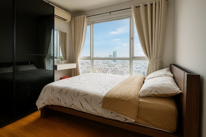 Spacious & Convenience! King+sofabed <100m To Bts - Bangkok