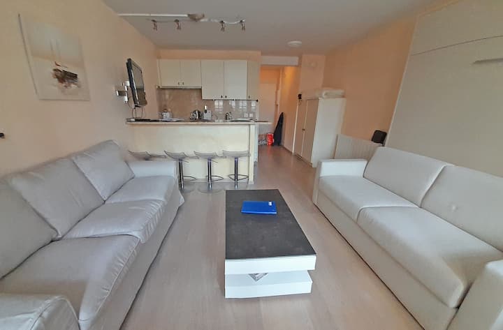 Charmant Studio, Proche Plage Avec Parking Privé - Deauville