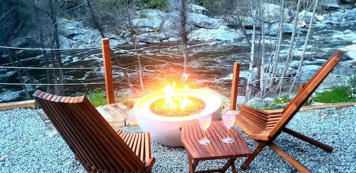 Retro River House ! 1 Min To Snp, Beach-bbq-deck - Three Rivers, CA
