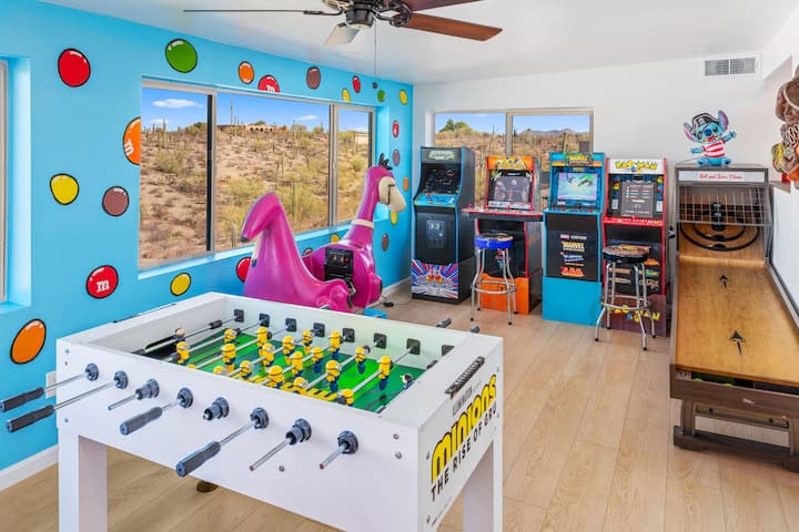 Views-gameroom-comfy Beds-pool-hiking@saguaro West - Marana, AZ