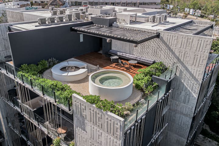 Aparment With Private Pool And Balcony - Tulum